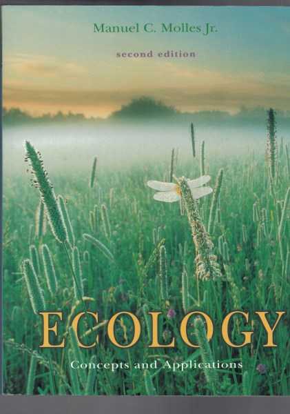 Ecology - Concepts and Applications - Second Edition